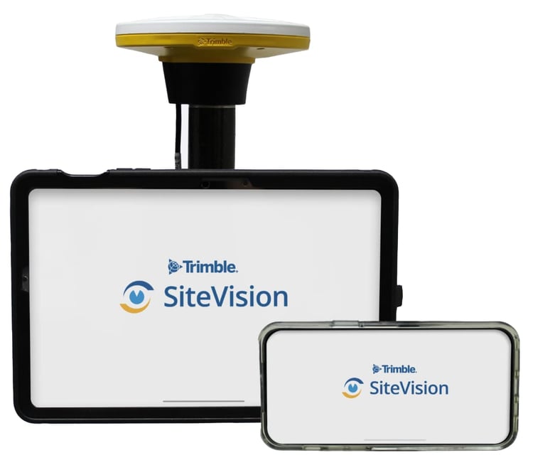 Trimble SiteVision | AR-lösning visualisera 2D- och 3D-data | Trimtec™